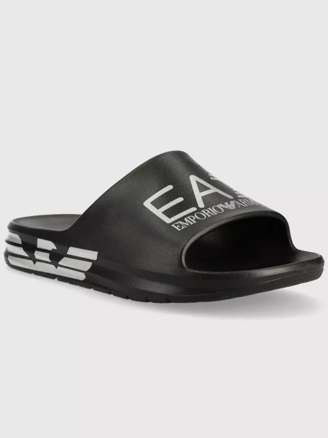 EA7 Emporio Armani Slippers Heren Zwart/Grijs Heren shoppen ...